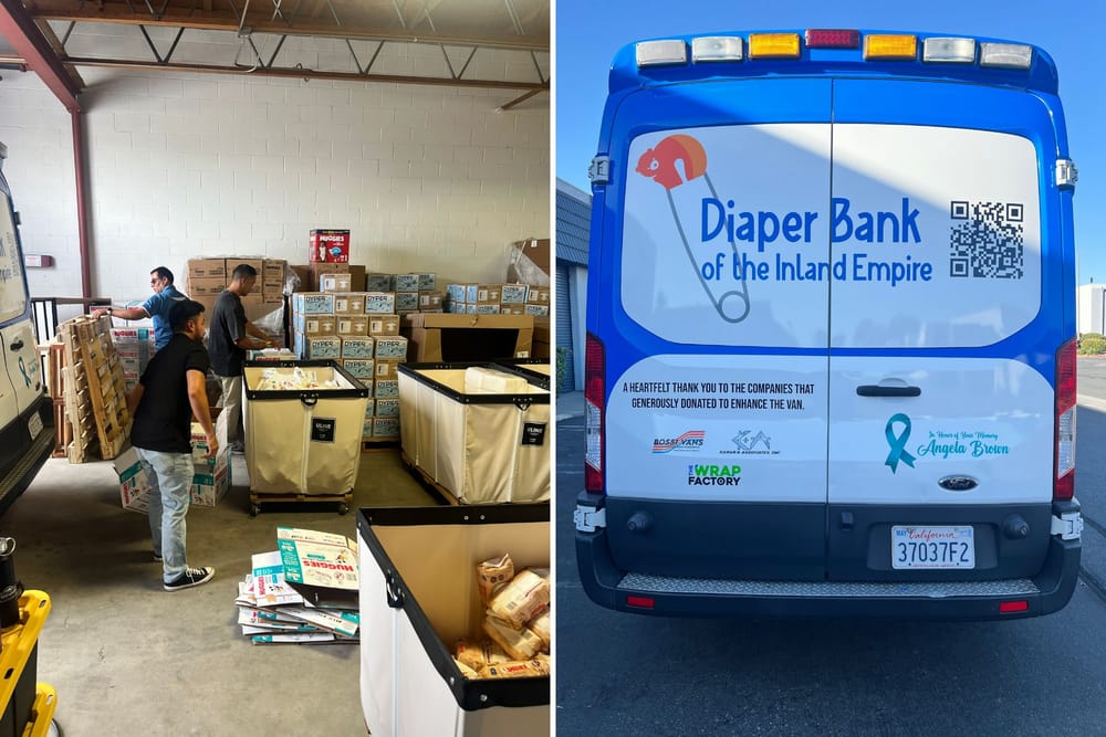 Diaper Bank Launches 'Cram the Van' Drive During National Awareness Week