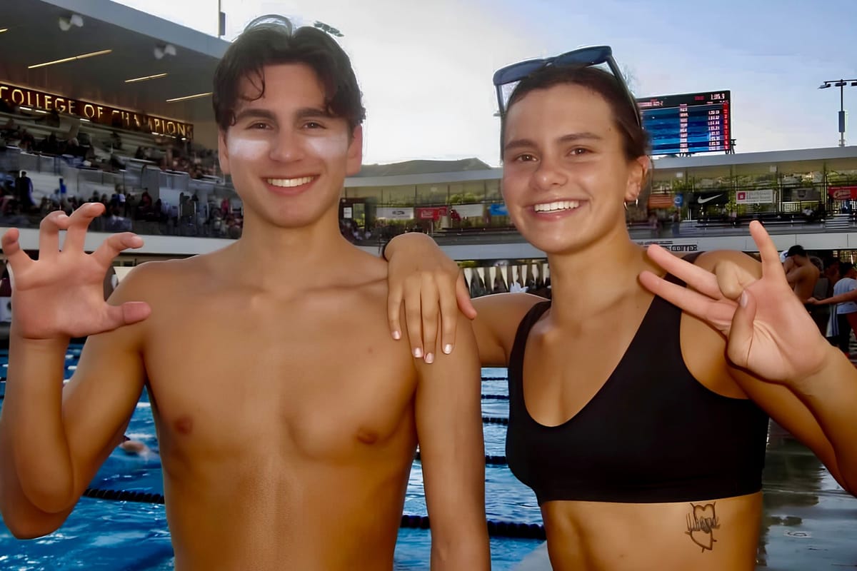 DeAnda Twins Make Waves at State Meet, Look Ahead to Senior Season