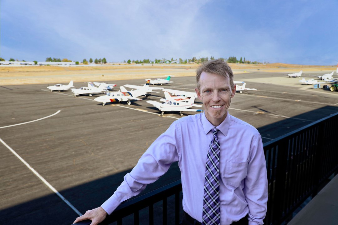 Pilot, who is grounded in airport management, takes over Riverside ...